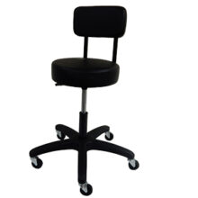Multi Purpose Stool with Backrest – Desk Height (1010964) | Shopsol